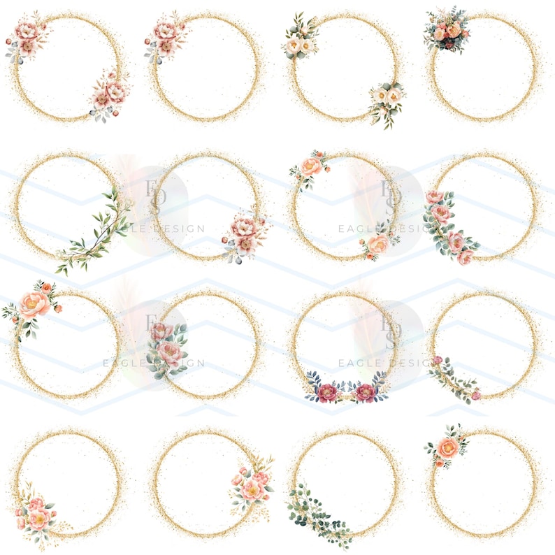 87 PNG Circle FRAMES, Clipart, Transparent Golden Frames, Branches ...
