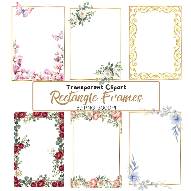 Elegant Green Border - Etsy