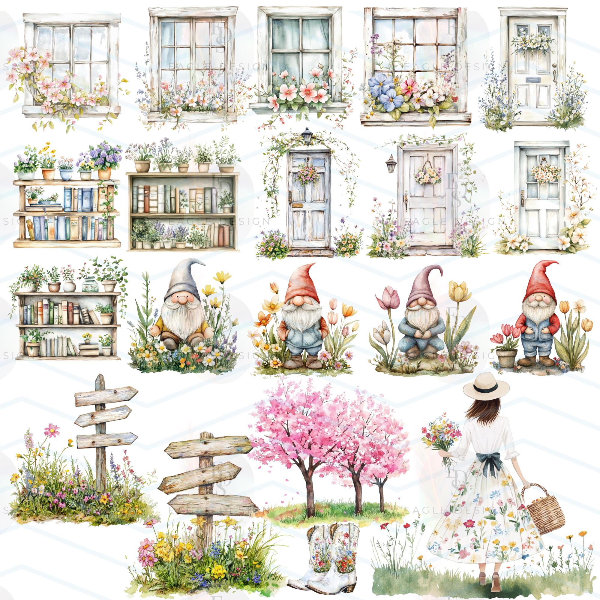 120 PNG SPRING Time Clipart – Spring Floral Clipart With Transparent ...