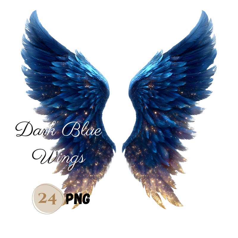 Dark Blue Bird Wings - Etsy