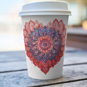 45 PNG Mandala - Watercolor Love Inspired - Clip Arts (300 Dpi ...