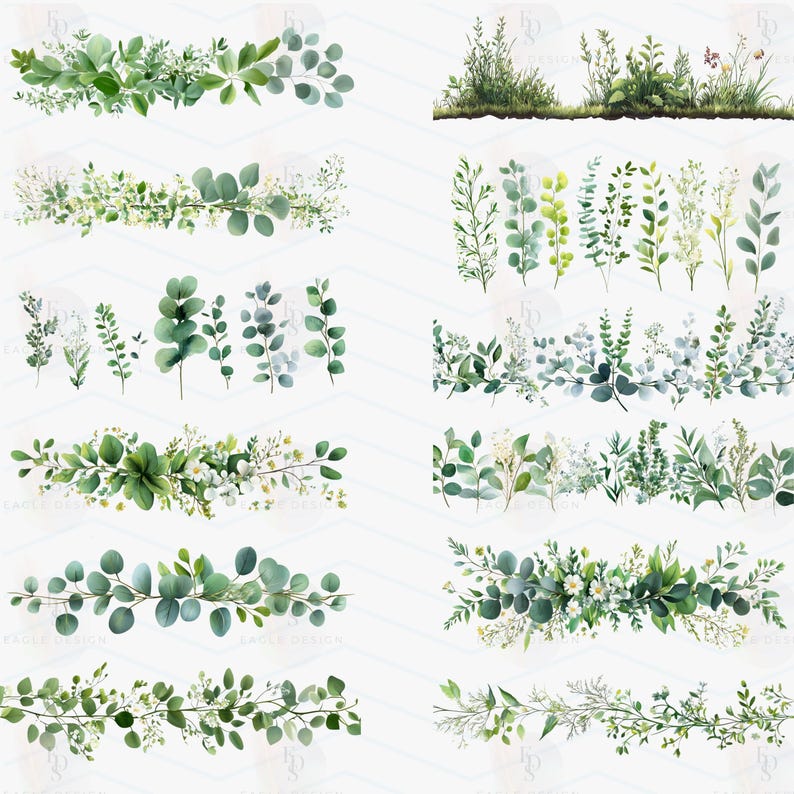 60 PNG Greenery BORDER, Clipart, Transparent Greenery Clip Art ...