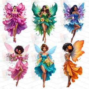 Watercolor Fairy Clipart Bundle: 30 Fantasy Pngs (digital Download - Etsy