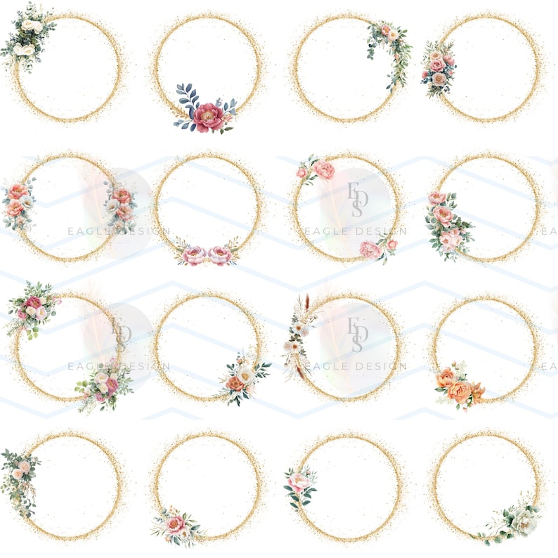 87 PNG Circle FRAMES, Clipart, Transparent Golden Frames, Branches ...