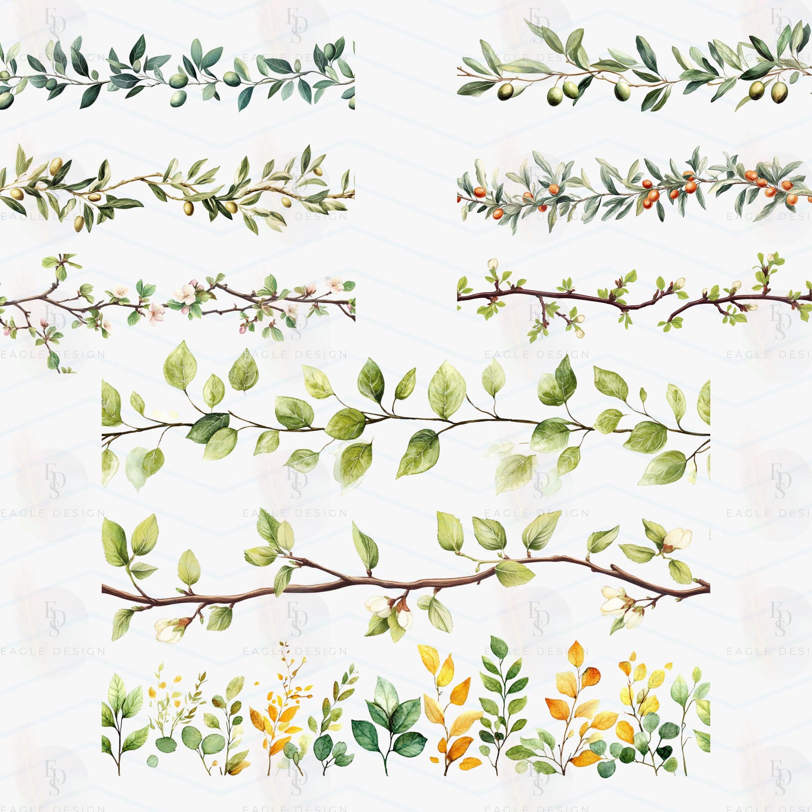 60 PNG Greenery BORDER, Clipart, Transparent Greenery Clip Art ...