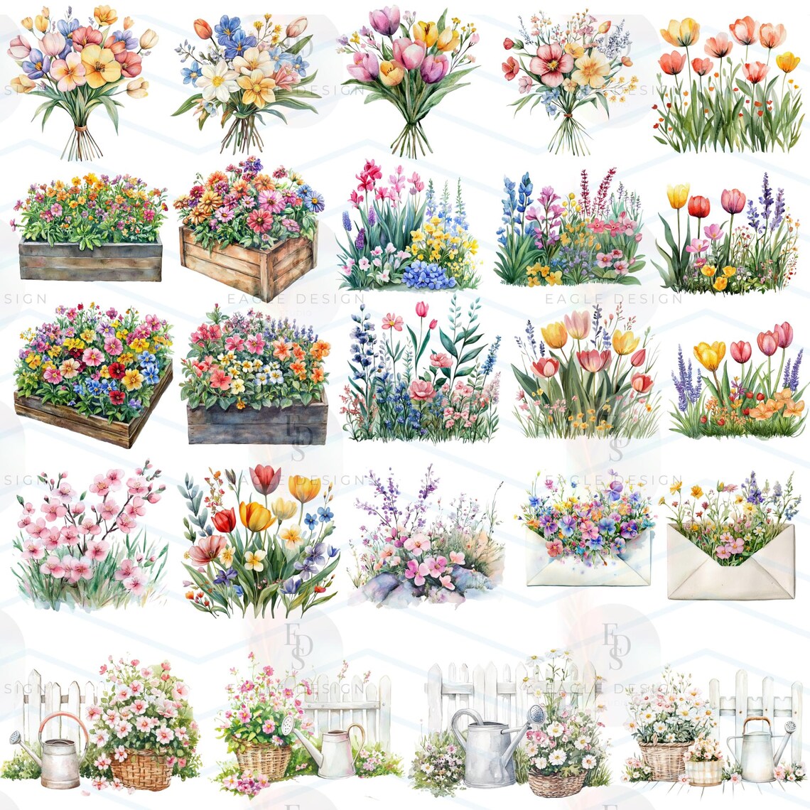 120 PNG SPRING Time Clipart – Spring Floral Clipart With Transparent ...