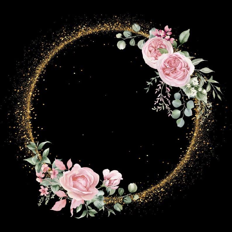 87 PNG Circle FRAMES, Clipart, Transparent Golden Frames, Branches ...