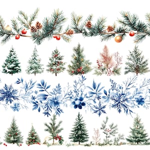32 PNG Christmas BORDER Clipart – Festive Holiday Borders With ...