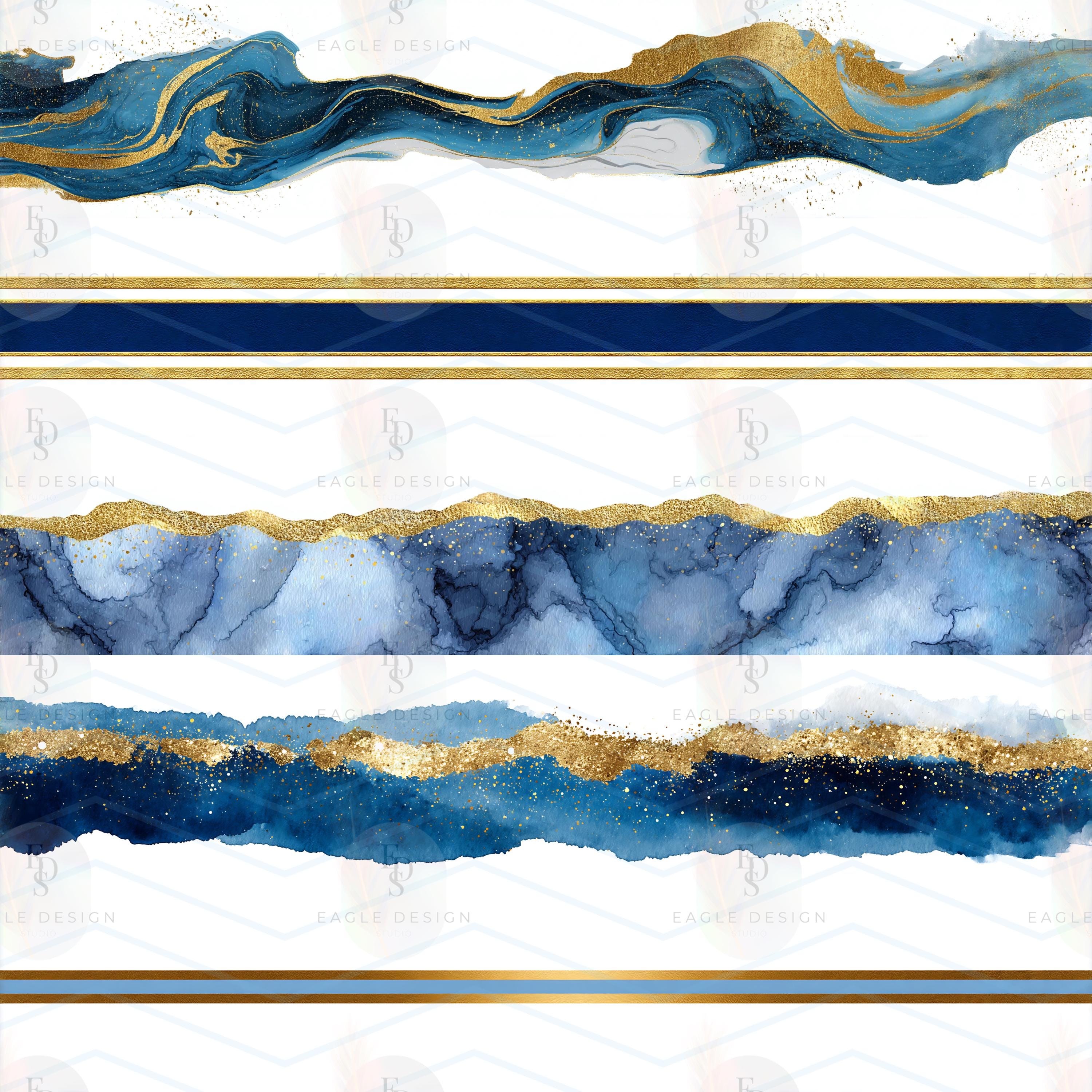 30 JPG Abstract BORDER, Color Splash Borders, Watercolor Alcohol Ink ...
