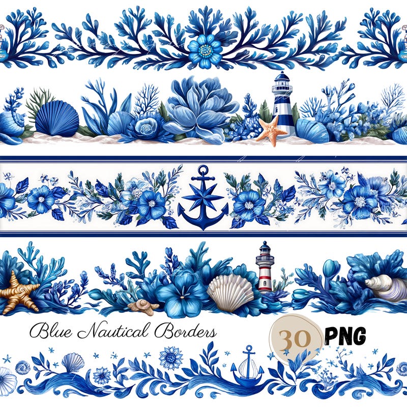 Seashell Border - Etsy