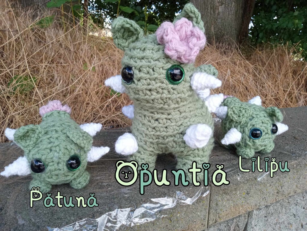 Cactus Kitty Opuntia and Kittens Patuna and Lilipu - Etsy