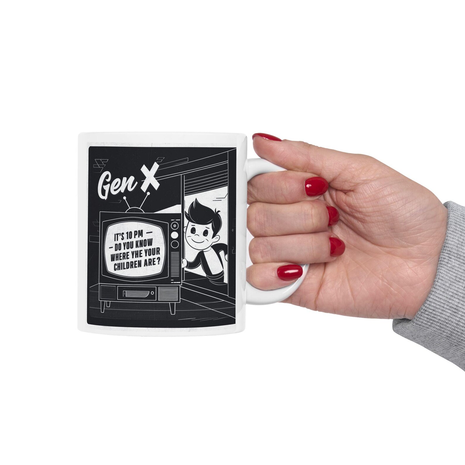 Generation X Coffee Mug, It's 10PM, Retro Coffee Cup, Classic Gift Dad ...