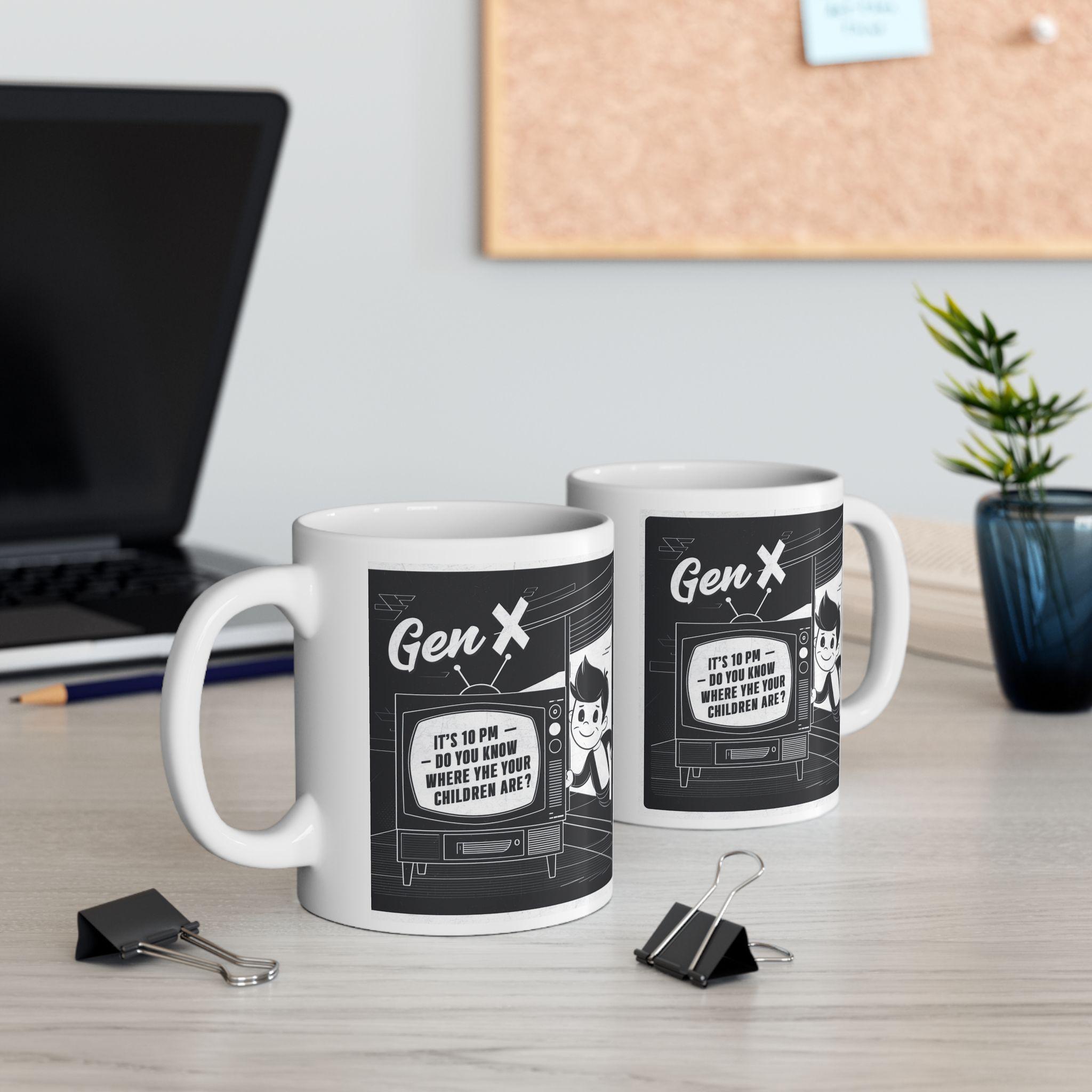 Generation X Coffee Mug, It's 10PM, Retro Coffee Cup, Classic Gift Dad ...