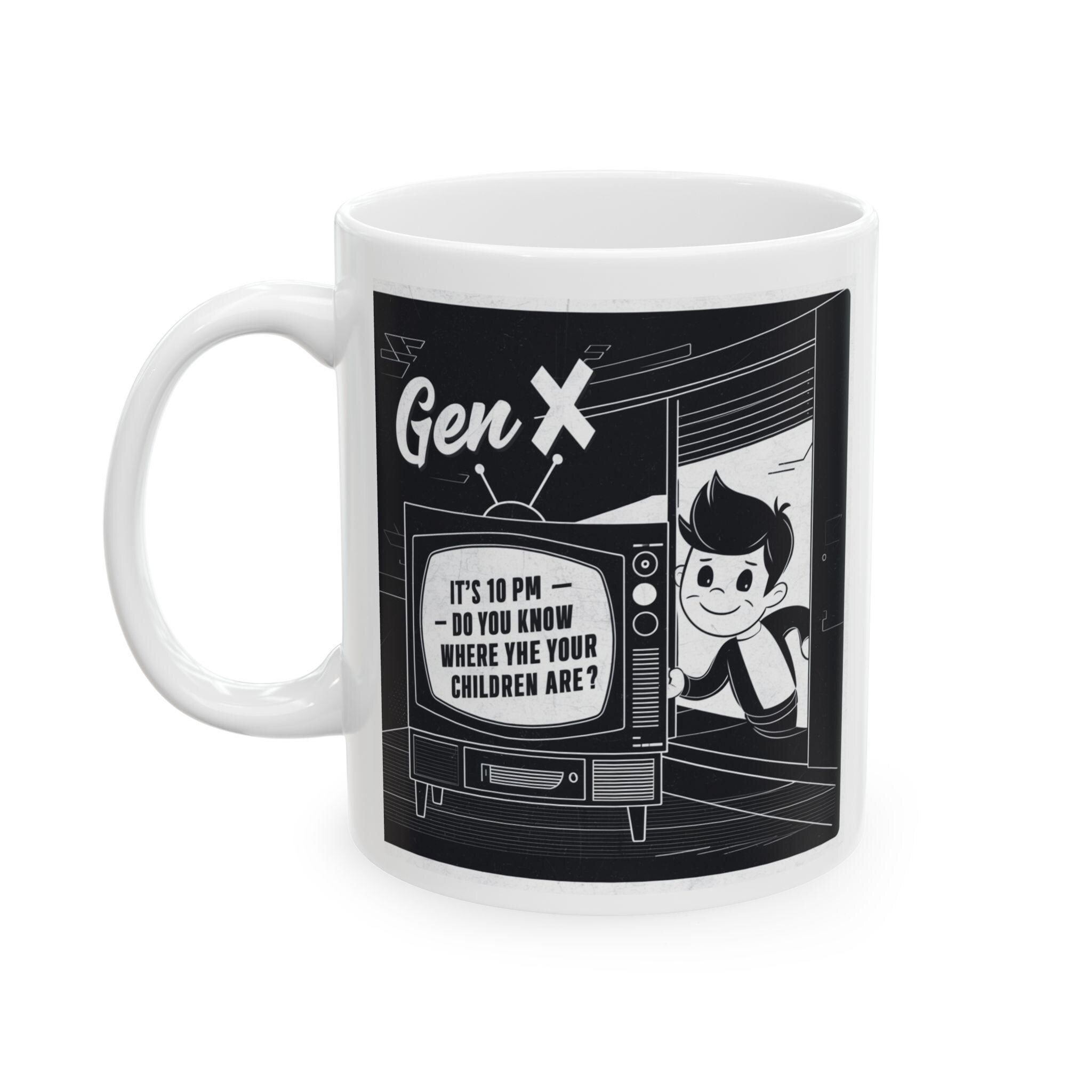 Generation X Coffee Mug, It's 10PM, Retro Coffee Cup, Classic Gift Dad ...