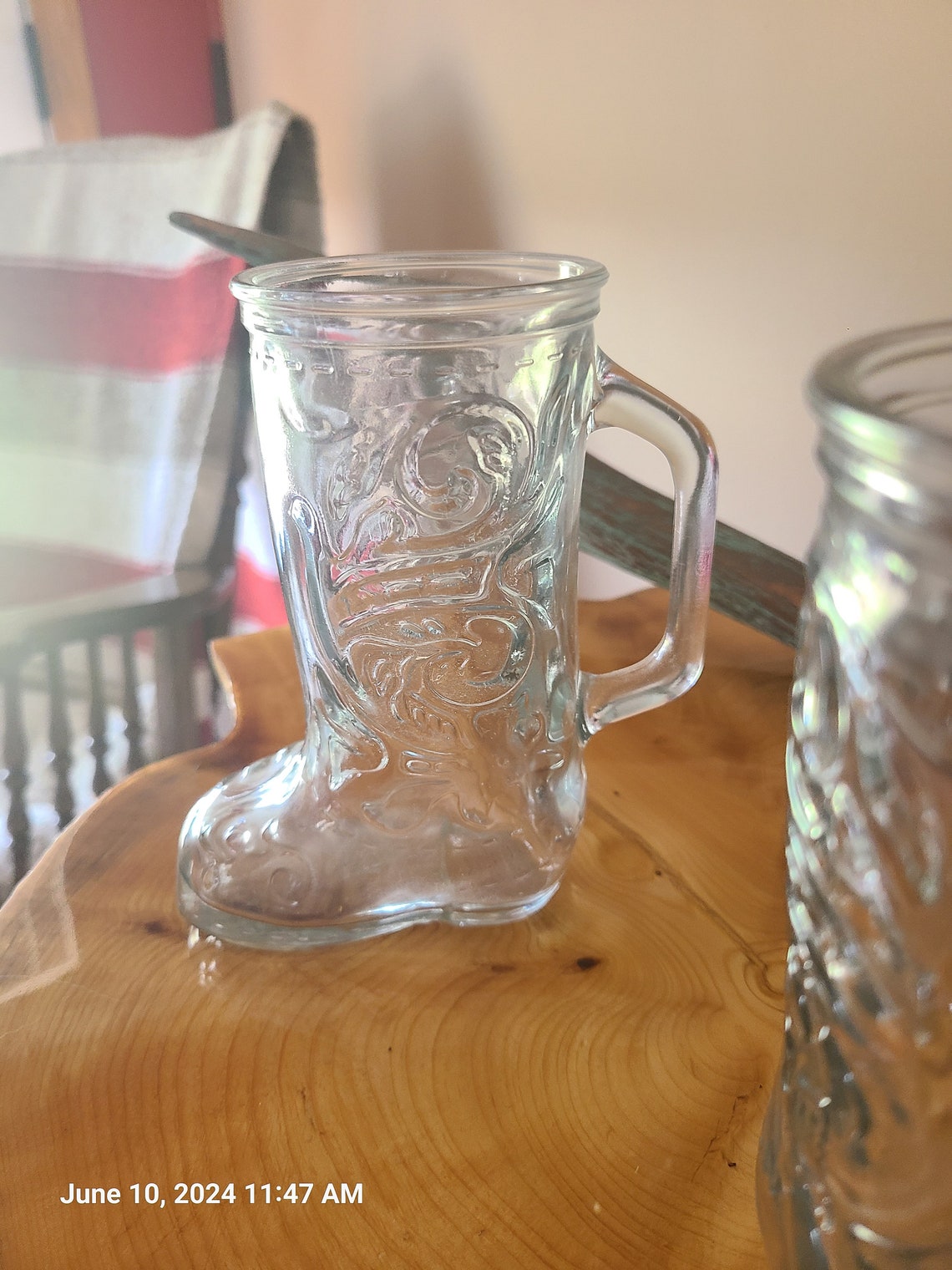 2 Cowboy Boot Beer Mugs Anchor Hocking - Etsy