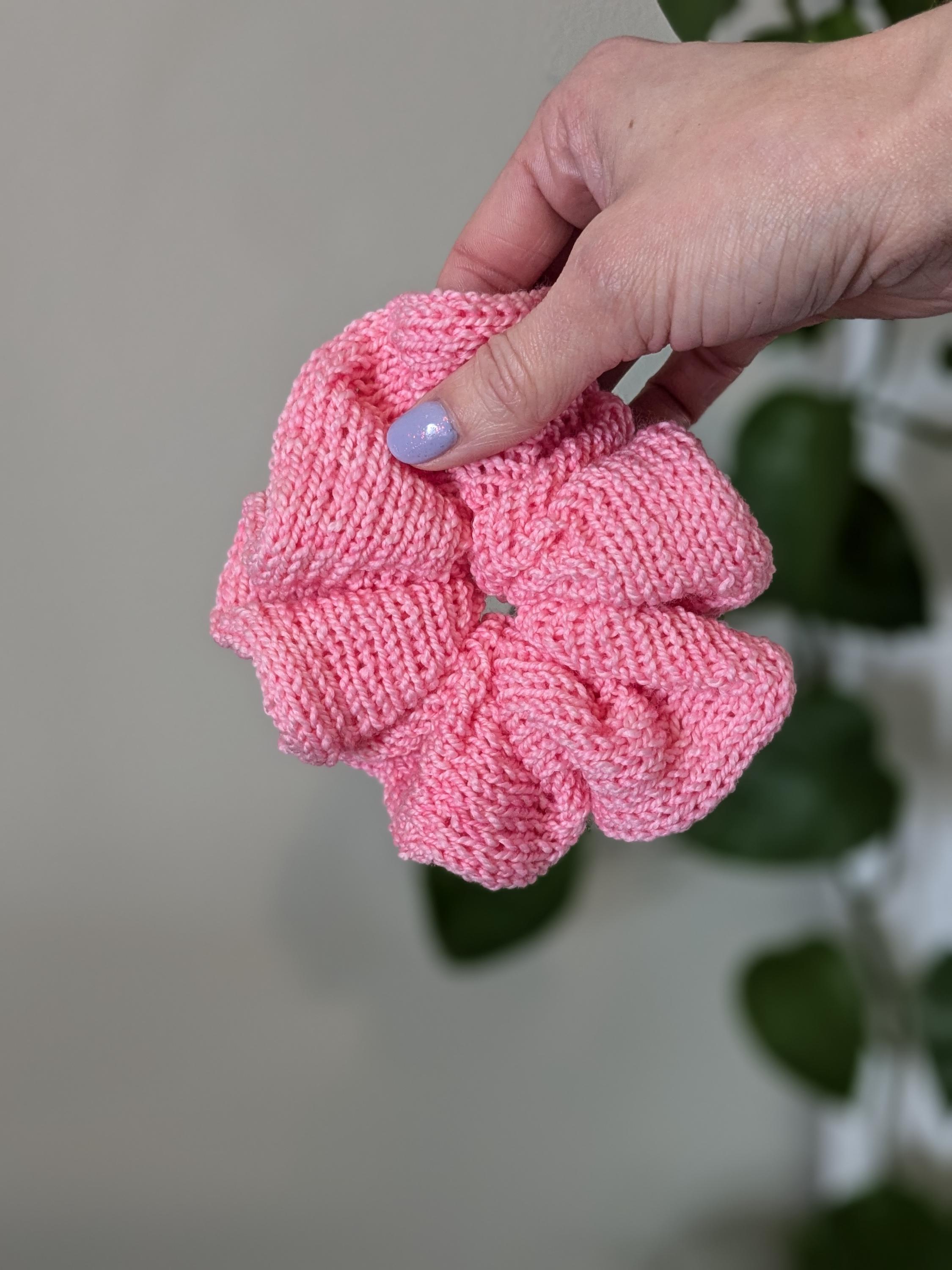 Luxury Pastel Knit Scrunchies | Oversize Spring Scrunchie | Stocking ...