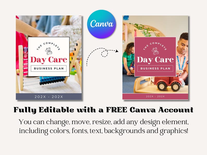 Child Day-care Business Plan Template | Pre-written Business Outline ...