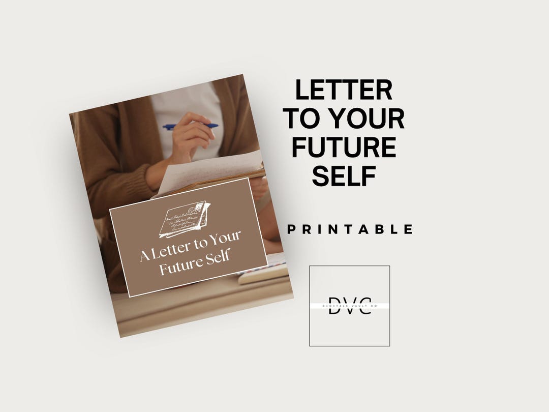 Letter to Your Future Self Printable | Custom Keepsake | Self ...