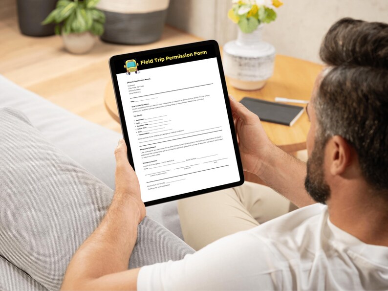 Field Trip Permission Form Template | Customizable School Trip Consent ...