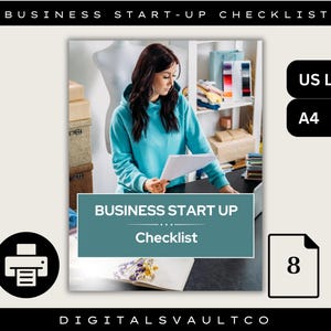 Business Start-up Checklist Printable PDF | New Business Set-up ...