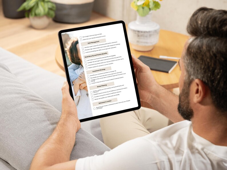 Retirement Planning Checklist Printable PDF | Retirement Goals ...