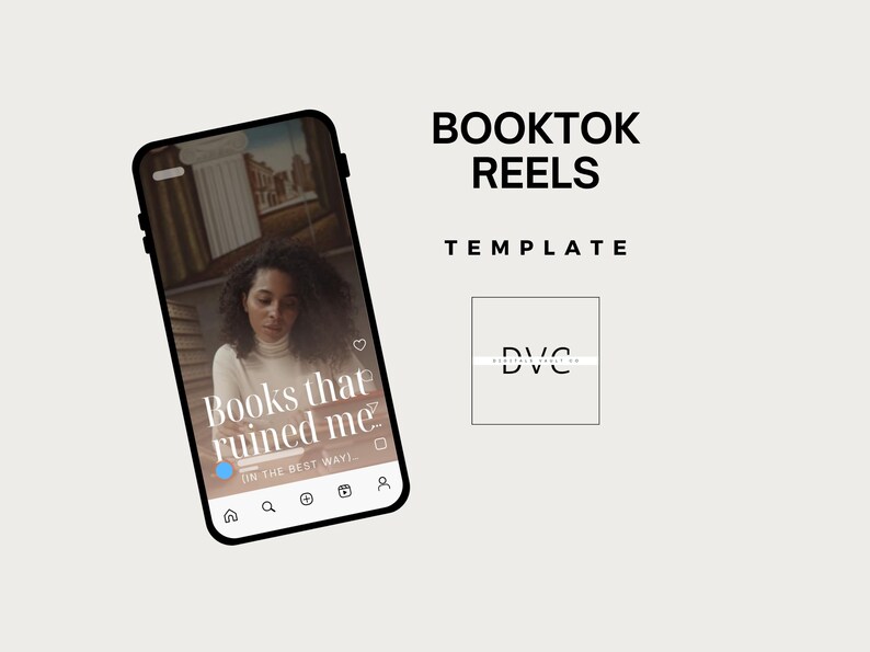 Booktok Reels Template Bundle Instagram & Tiktok Videos for Book Lovers ...