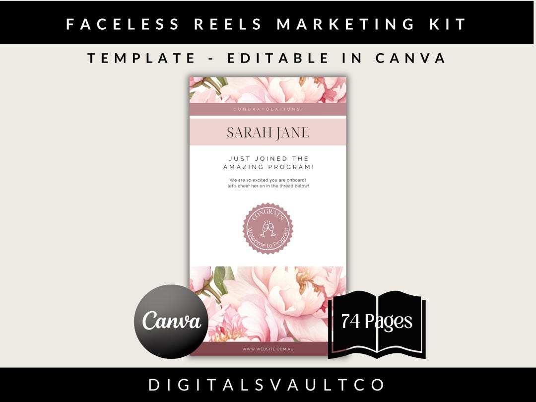Faceless Reels Marketing Kit Templates | Ready-to-use Scripts for ...