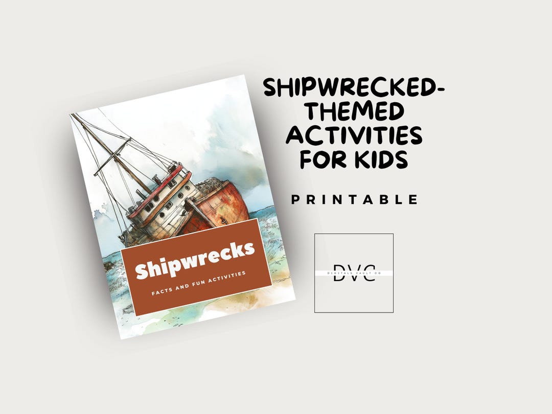 Activity Sheets for Kids Printable | Shipwrecked-themed Ocean Adventure ...