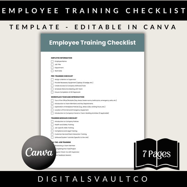 Training Checklist - Etsy