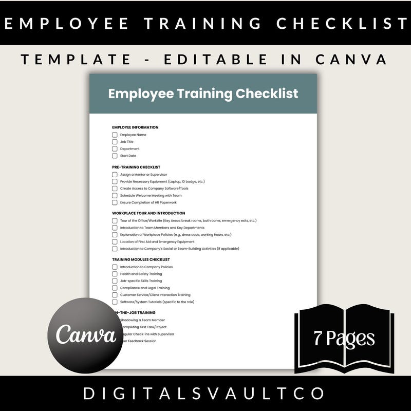 Training Checklist - Etsy