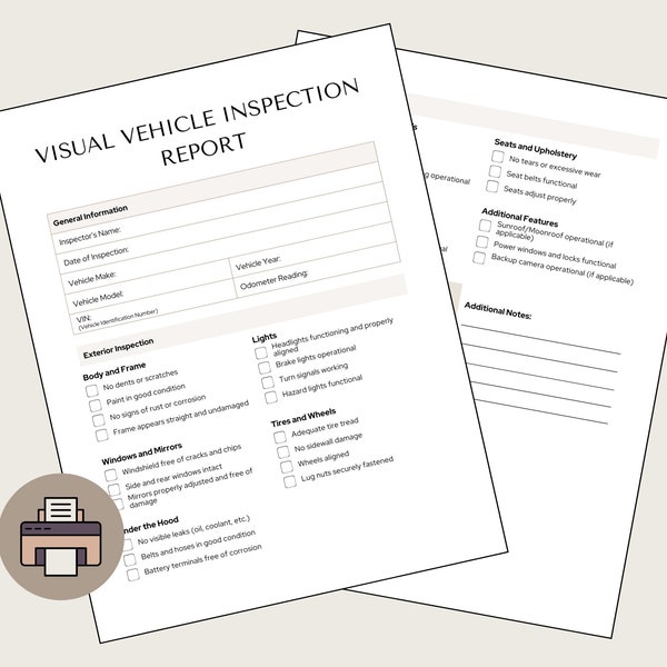 Vehicle Pre Purchase Inspection - Etsy