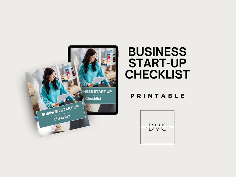 Business Start-up Checklist Printable PDF | New Business Set-up ...