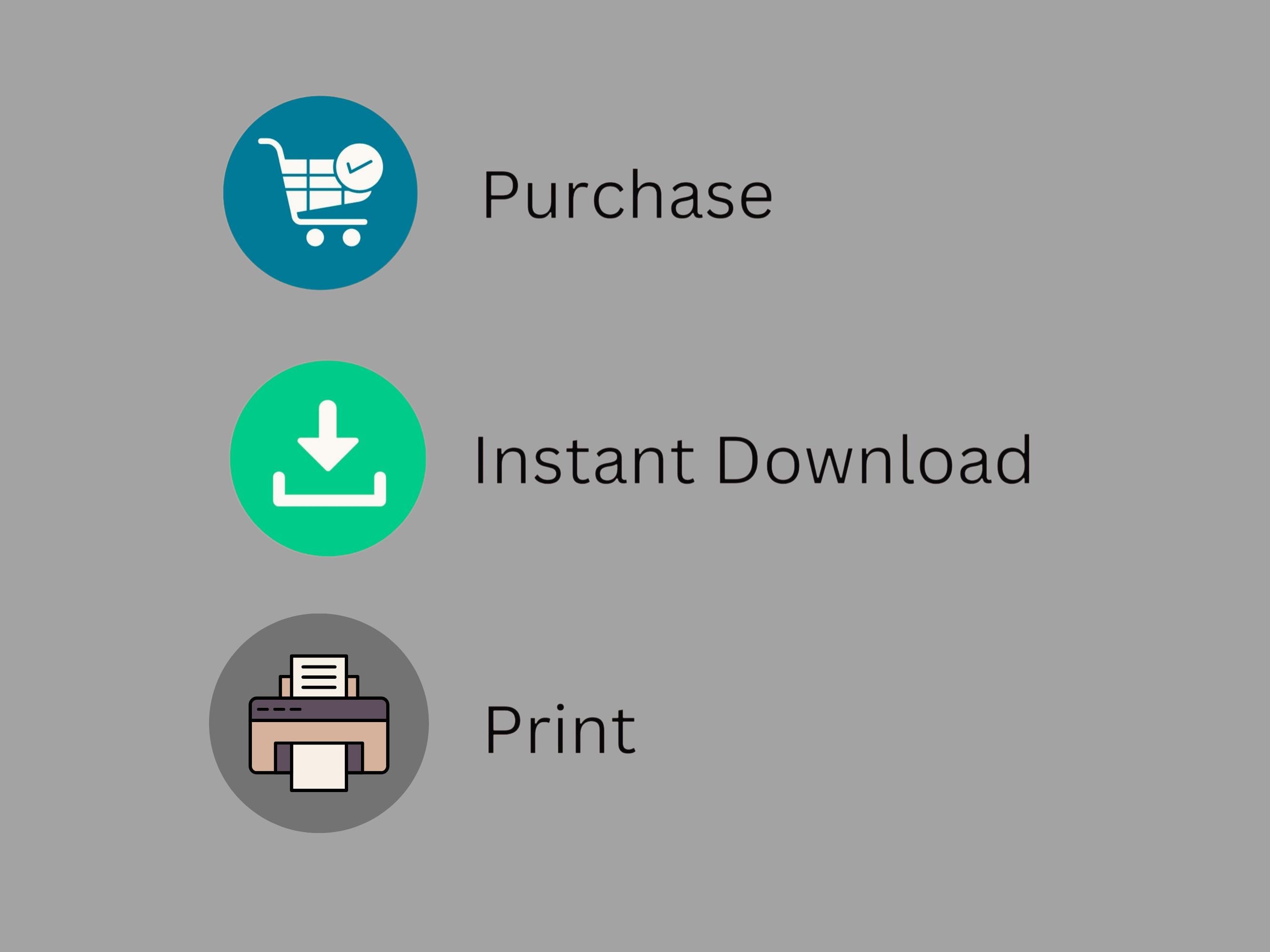 Healthy Eating Meal Plan Checklist Minimalist PDF Printable Diet and ...