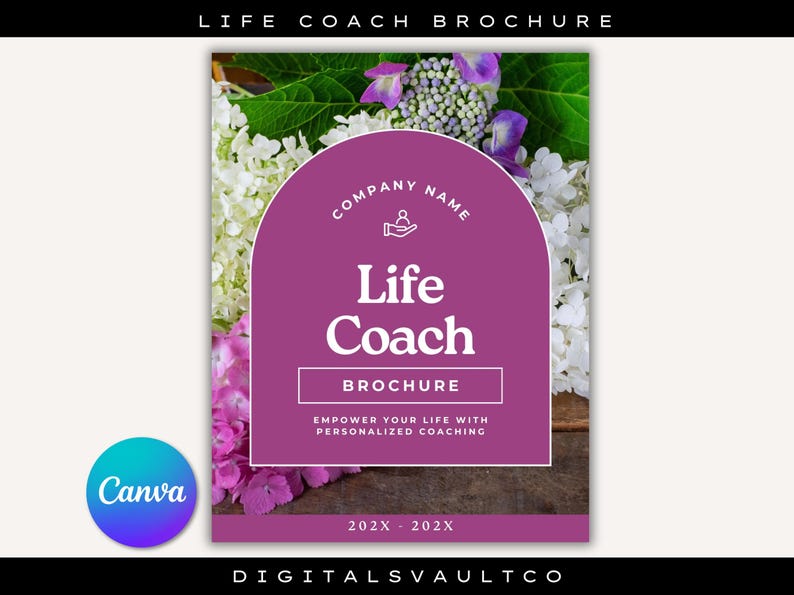 Life Coach Brochure Template: Customizable Wellness Guide (PDF) - Etsy