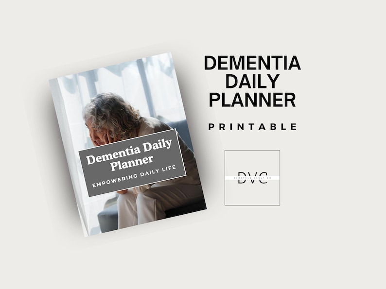 Dementia Daily Planner Printable PDF | Alzheimers Journal | Memory Care ...