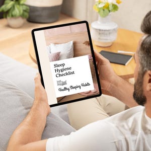 Sleep Hygiene Checklist Printable PDF | Minimalist Healthy Sleep Habits ...