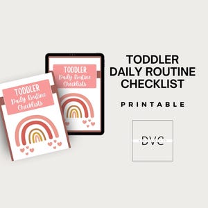 Toddler Daily Routine Checklist: Parenting Guide (printable PDF) - Etsy