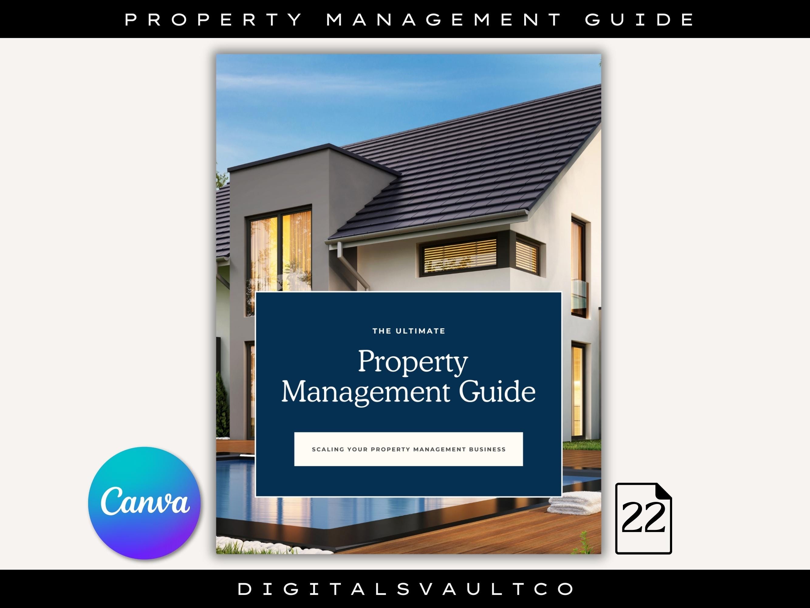 Property Management Guide Template | Customizable Rental Property ...