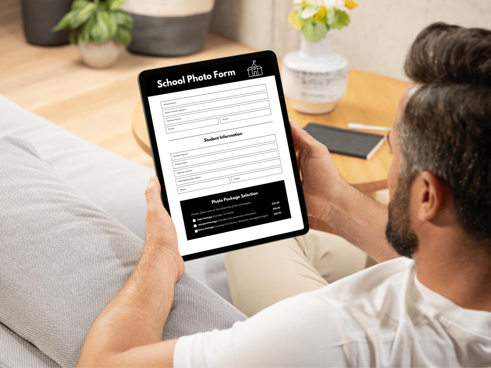 School Photo Form Template: Student Information, Picture Day (canva ...