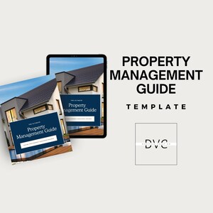 Property Management Guide Template Editable Landlord Operations Manual ...