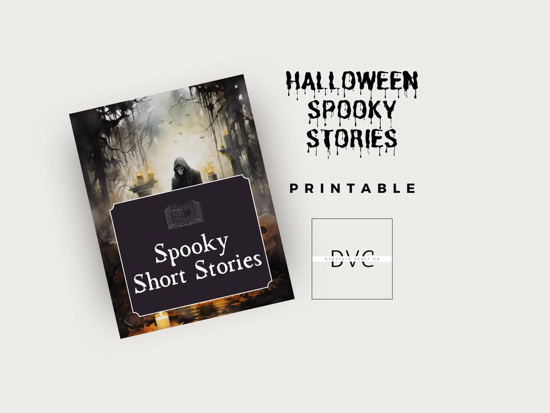 Halloween Spooky Short Stories for Kids PDF Printable Fun Not Too Scary ...