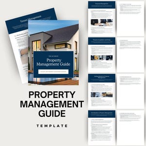 Property Management Guide Template Editable Landlord Operations Manual ...