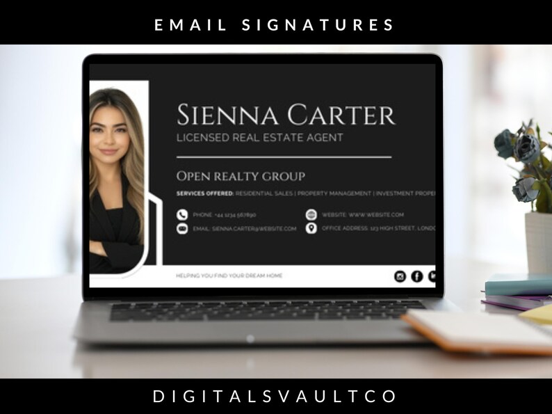 Email Signature Templates | Customizable and Editable Professional ...