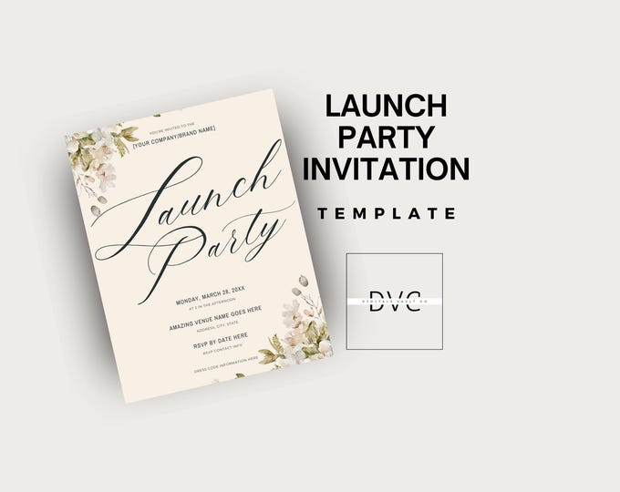 Launch Party Poster Template: Cultural Celebration (canva Editable ...