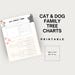 Pet Family Tree Chart PDF Printable Cute Pet Ancestry and Lineage ...