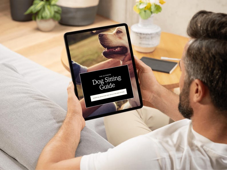 Dog Sitting Guide Template for Pet Sitters and Dog Owners Editable Care ...