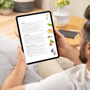 Healthy Eating Meal Plan Checklist Printable PDF | Diet and Nutrition ...