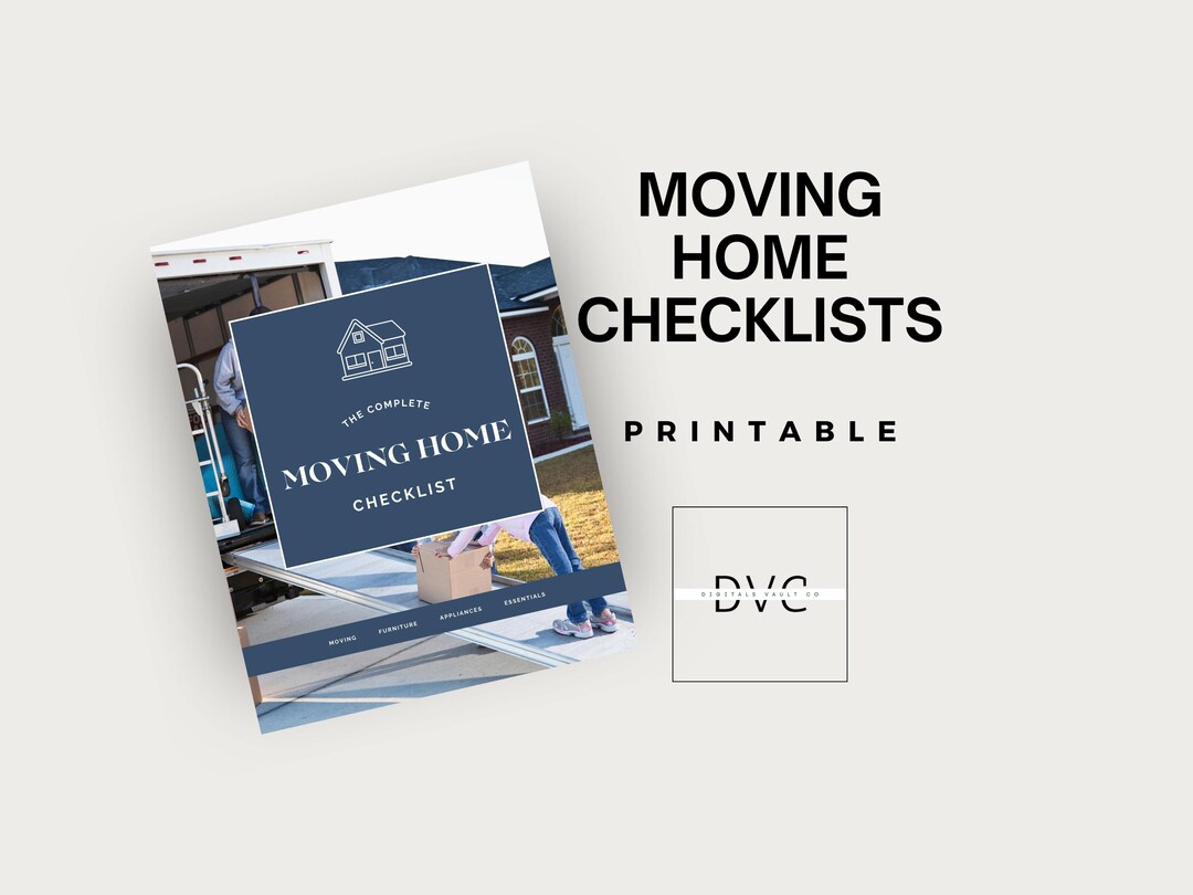 Moving Home Checklist Printable | House Moving Guide | Things-to-do ...