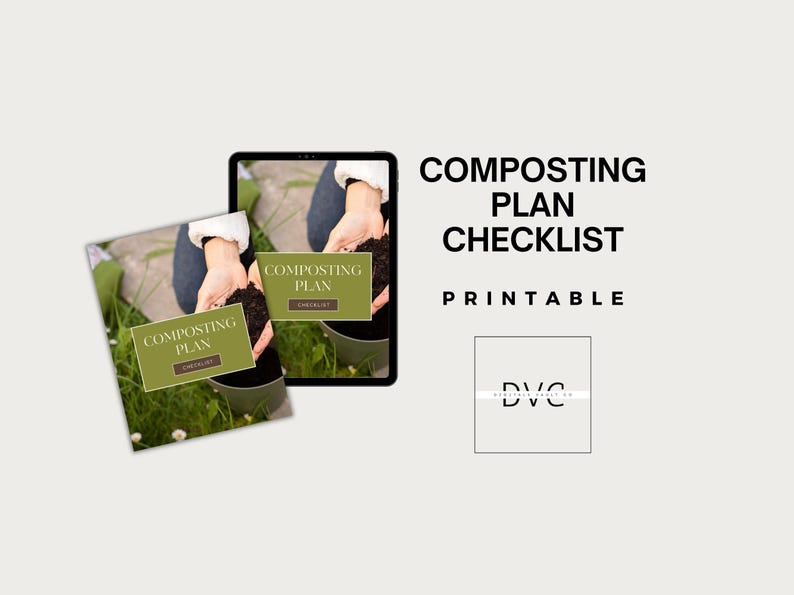Composting Checklist PDF Printable | Home Composting Guide, Eco ...