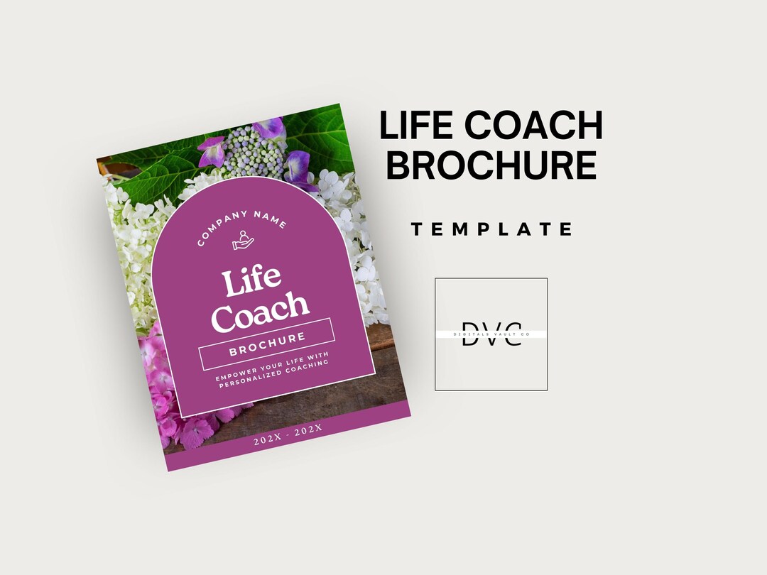 Life Coach Brochure Template: Customizable Wellness Guide (PDF) - Etsy